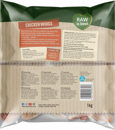 Natures Menu Raw Chicken Wings – naturalworldpets